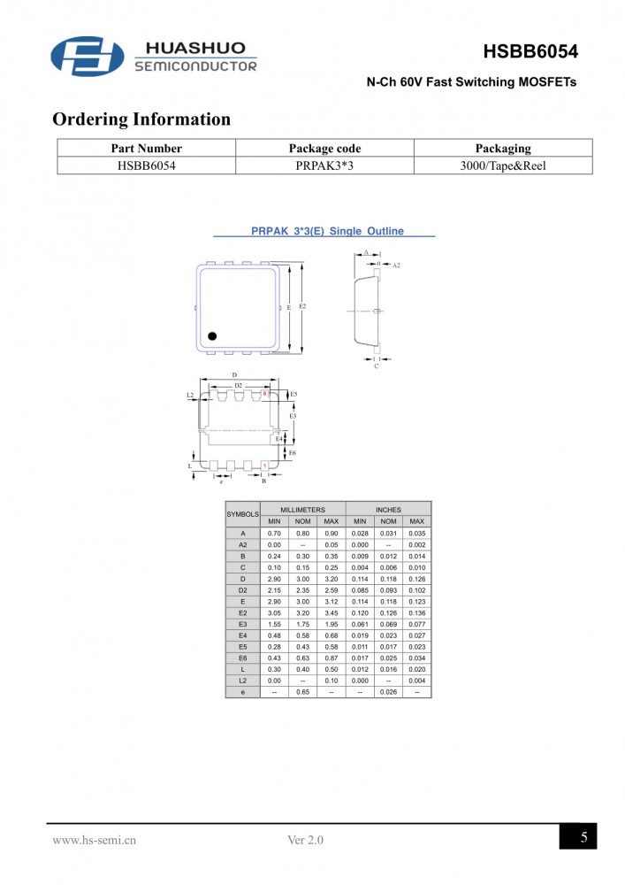HSBB6054 datasheet page 5