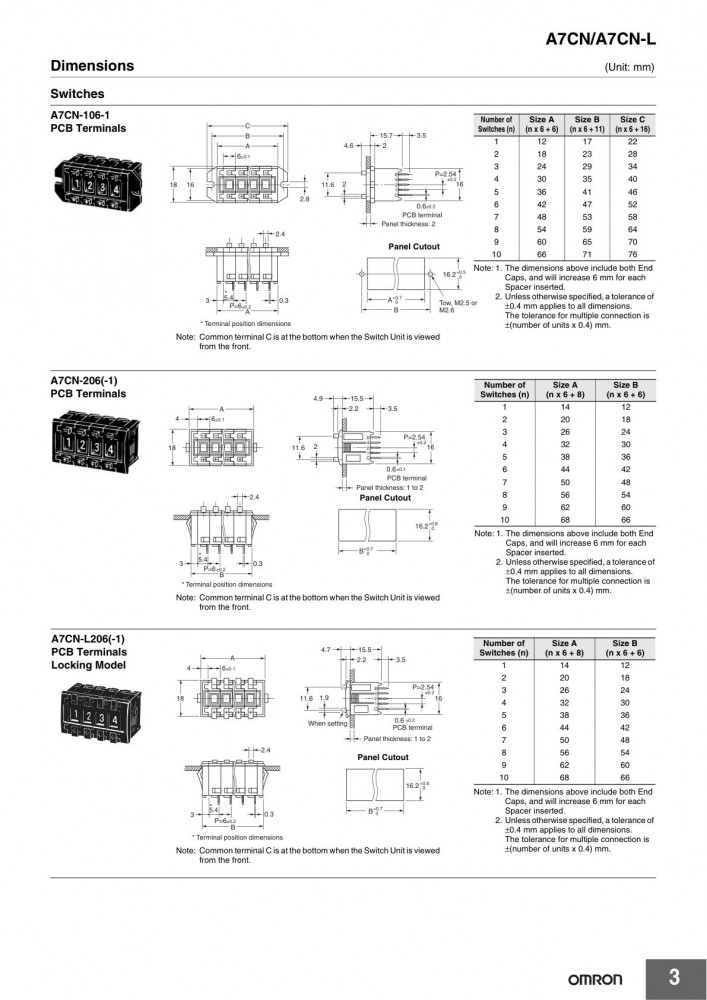 A7CN series datasheet page 3