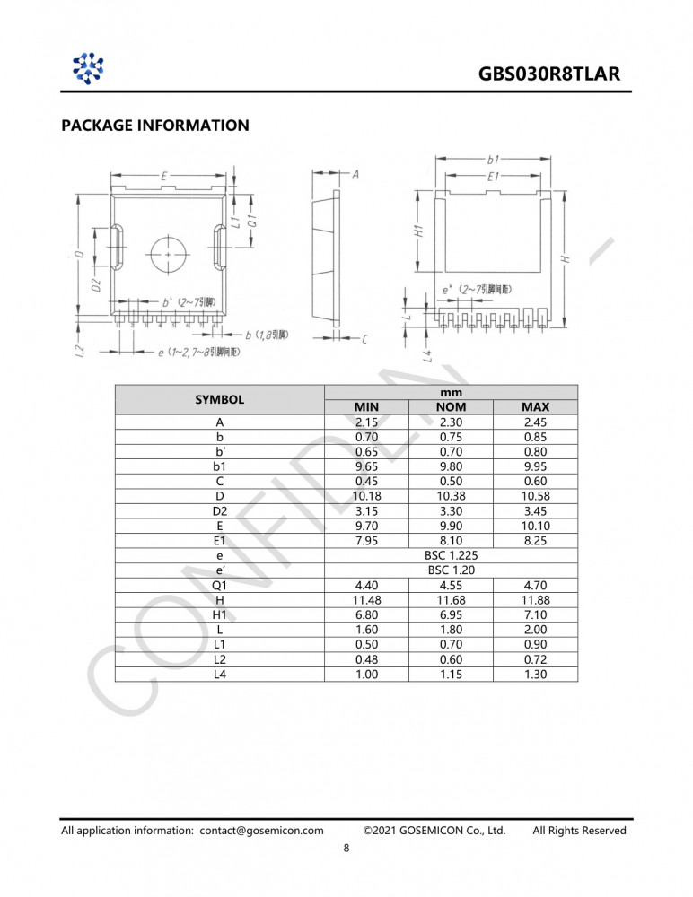 GBS030R8TLAR datasheet page 8