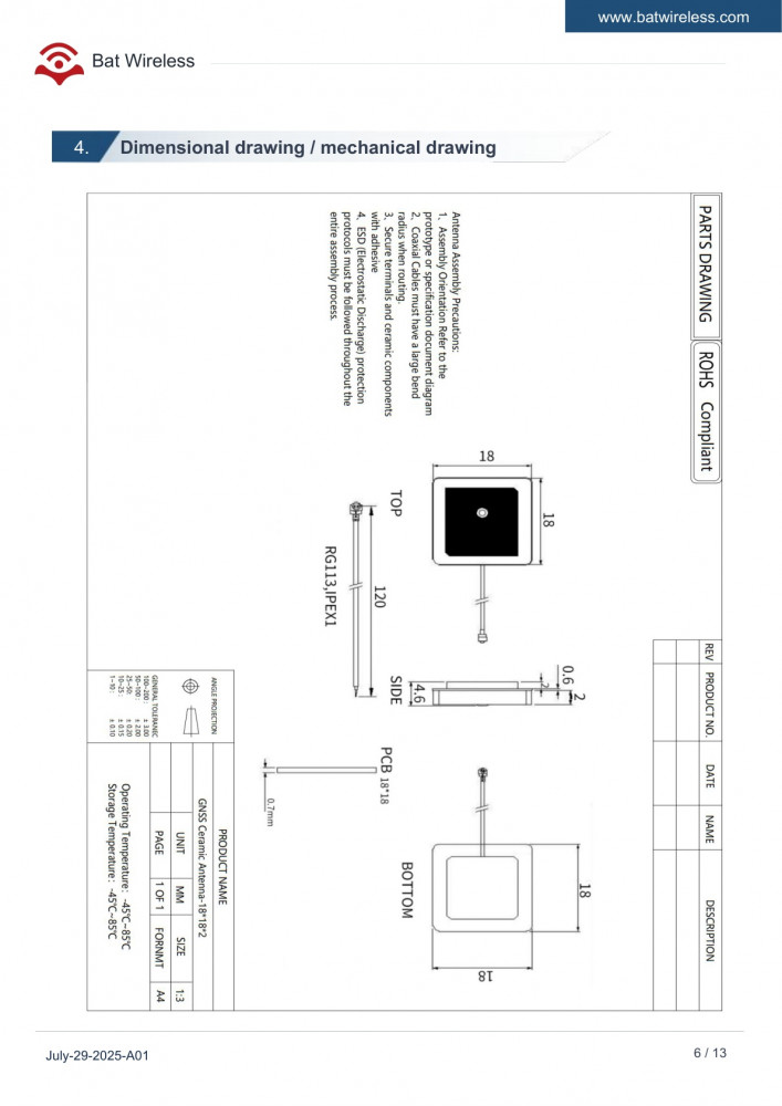 BWGNSCNX18-18B1Y2L120 datasheet page 6