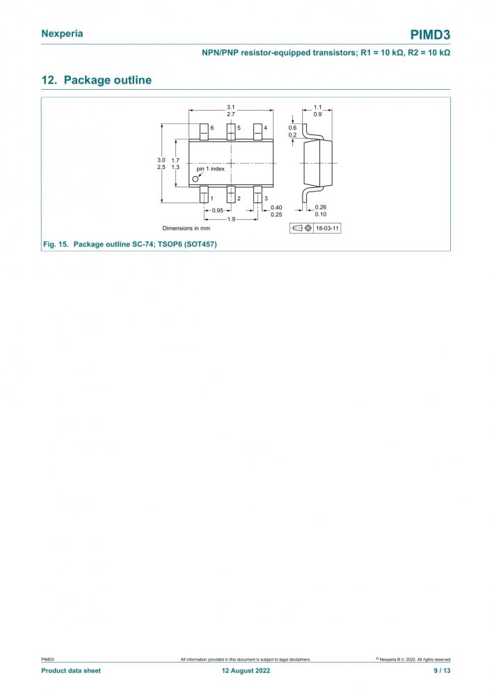 PIMD3,115 datasheet page 9