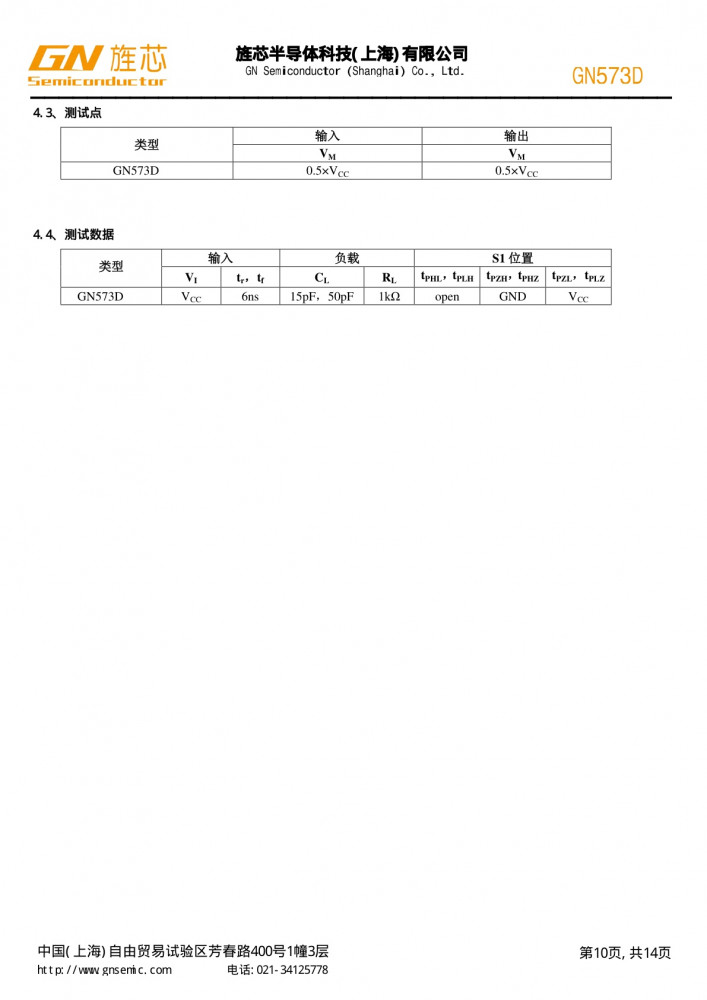 GN573D datasheet page 10
