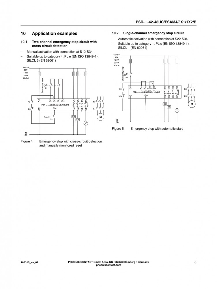 Phoenix Contact 2901416 application examples