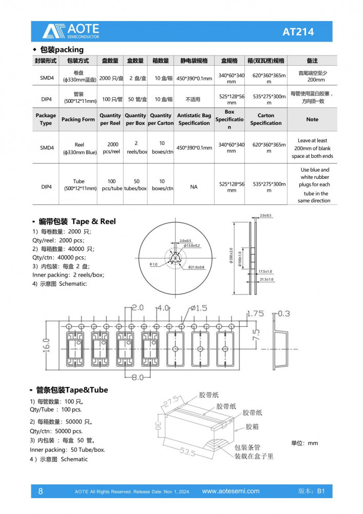 AT214 datasheet page 9