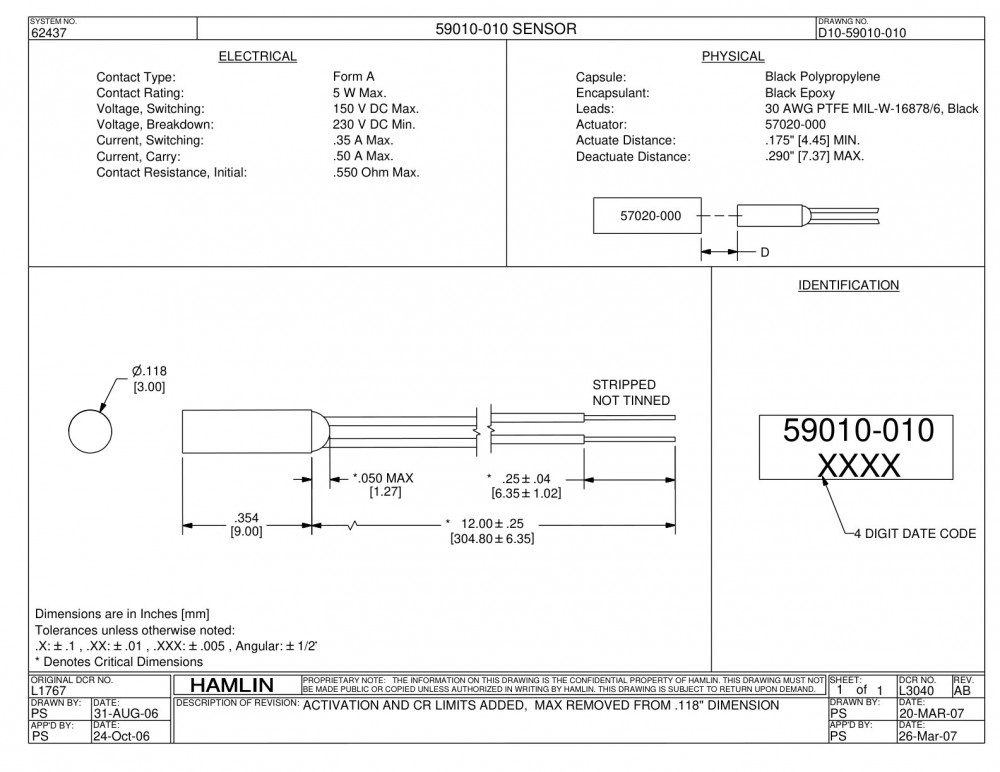 59010-010 technical drawing page