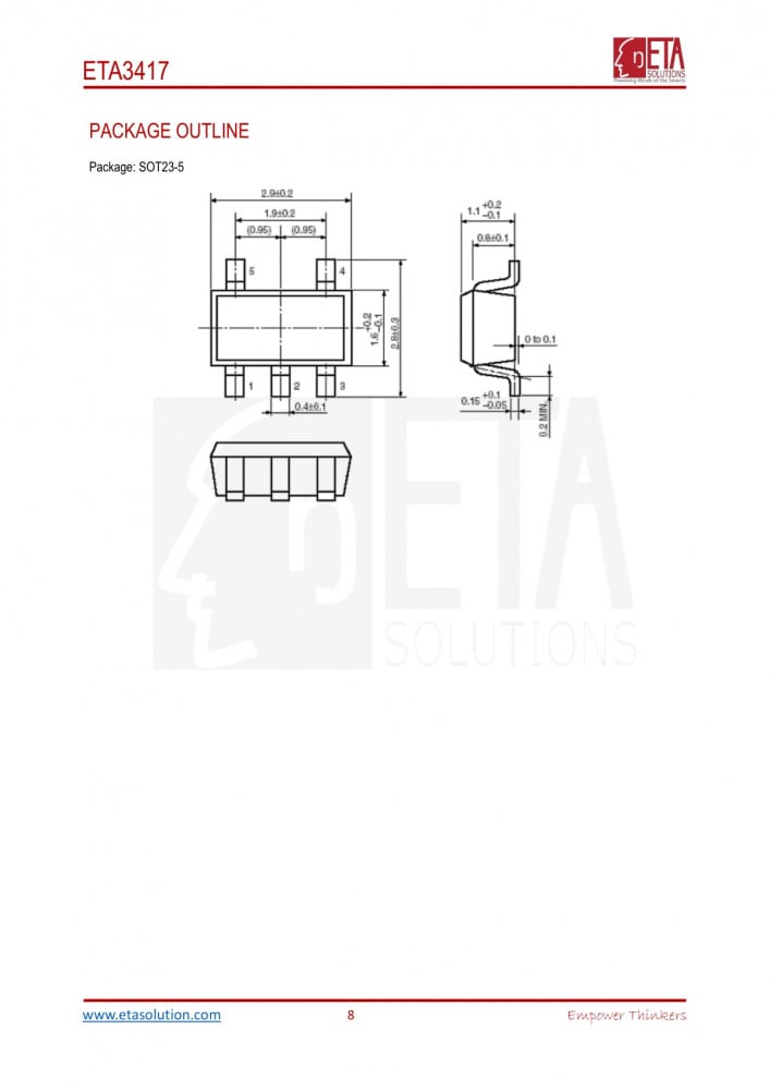 ETA3417S2F datasheet page 8