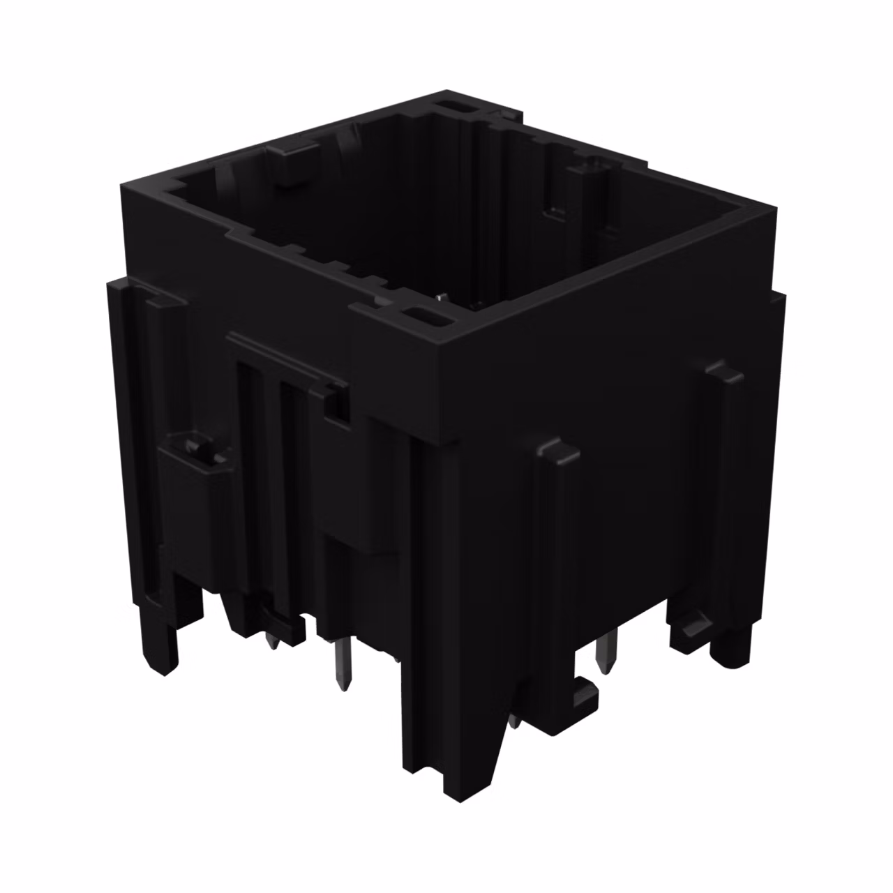 stAK50h Vertical Hybrid Header, 12 Circuits, Key 1, Black, Tube for sale