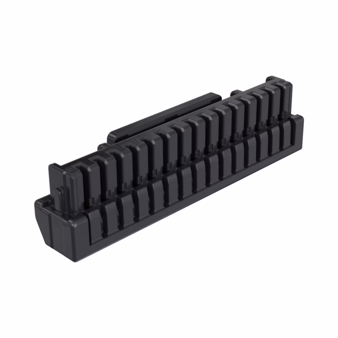 1.50mm Pitch, Micro-Lock Plus Receptacle Crimp Housing, Single Row, Positive Lock, 15 Circuits, Black for sale