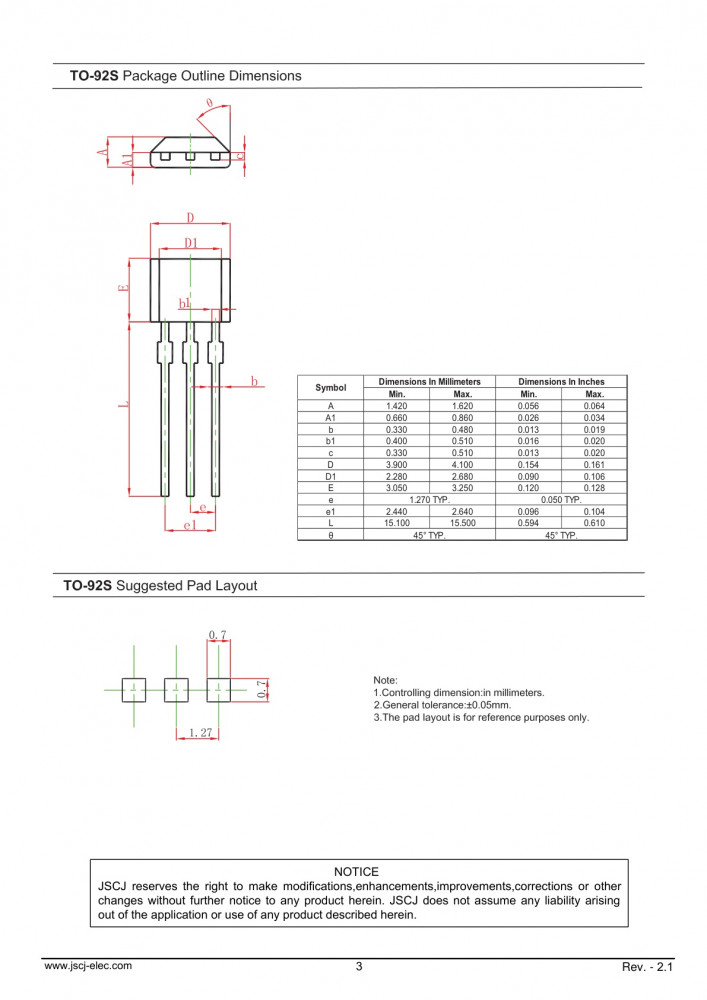 2SA1585S datasheet page 3