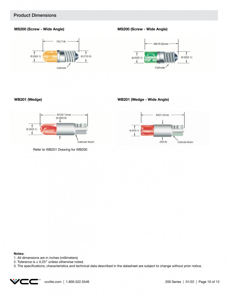 VCC 200 Series document page 10
