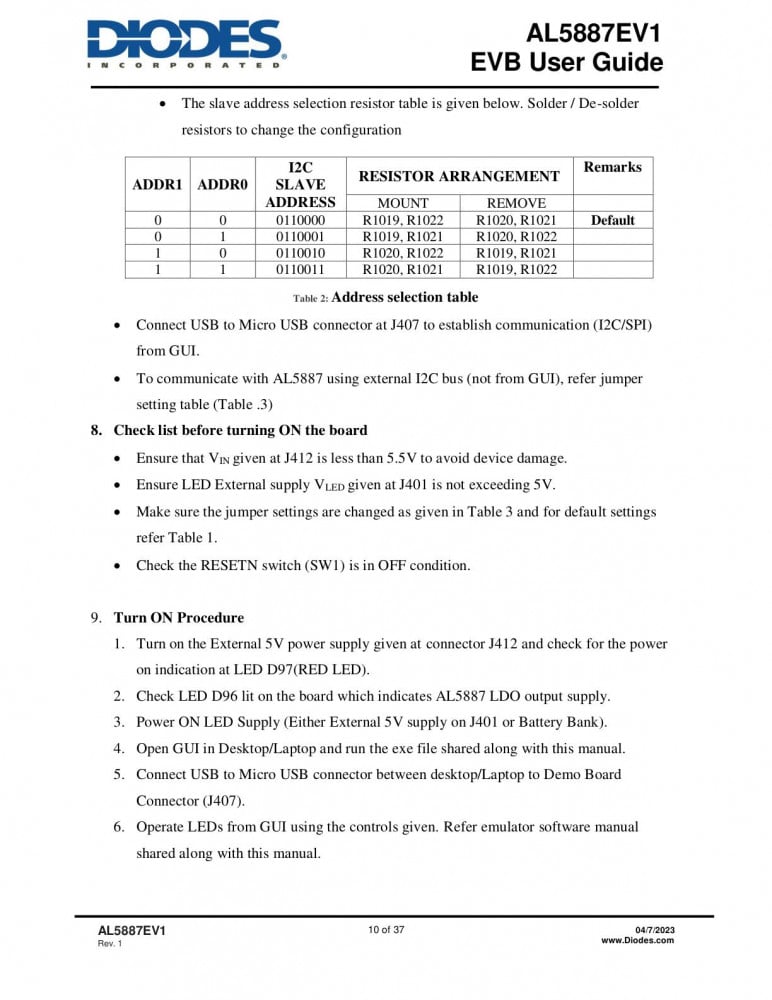 AL5887EV1 manual page 10