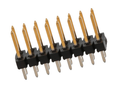 2.54mm Pitch C-Grid III Header, Dual Row, Vertical, 76 Circuits, 0.76µm Gold (Au) Selective Plating