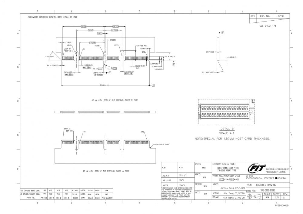FOXCONN 2EC2843-A0B23-1H drawing page 2
