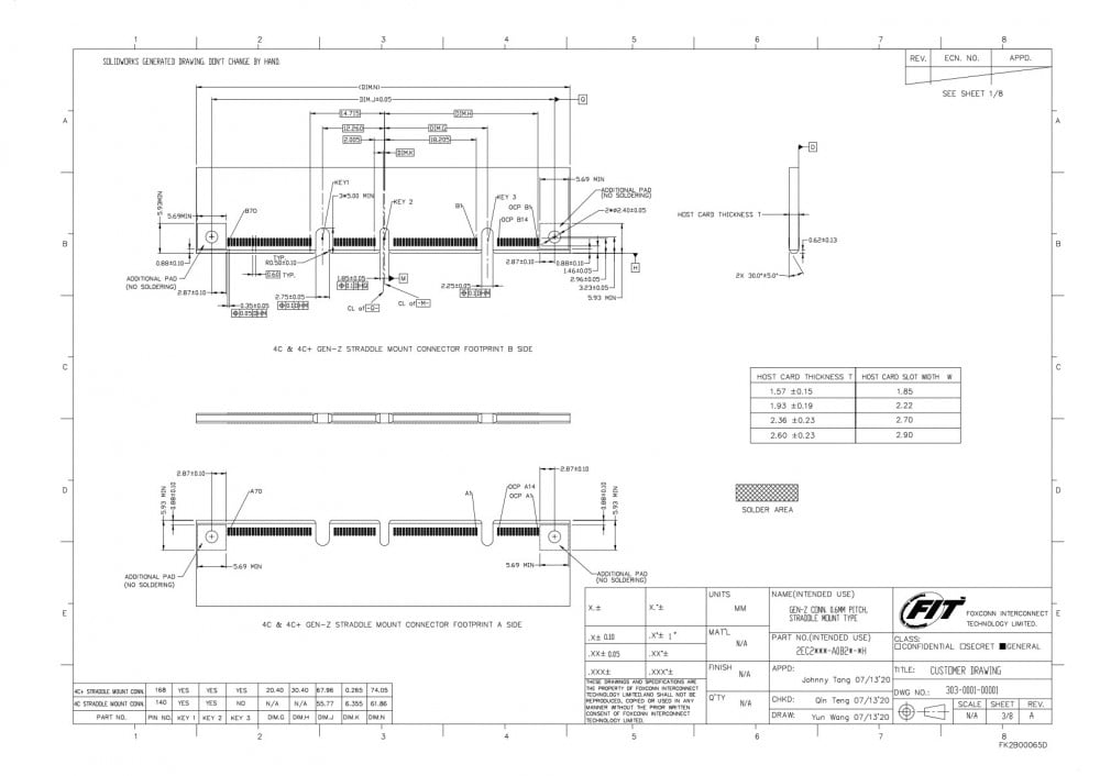 FOXCONN 2EC2843-A0B23-1H drawing page 3