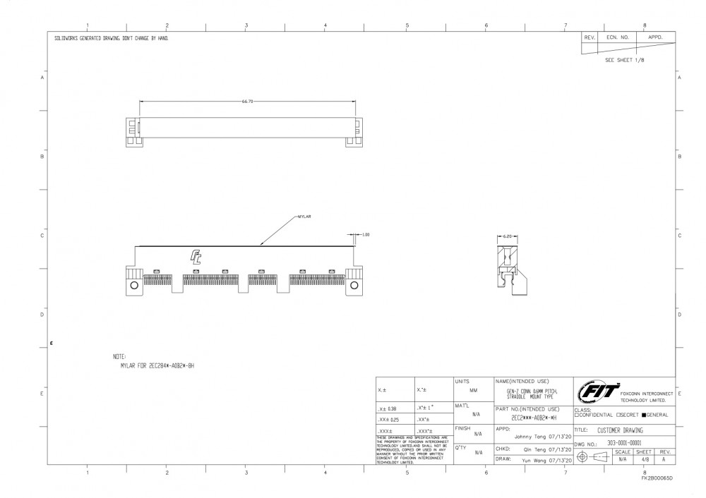 FOXCONN 2EC2843-A0B23-1H drawing page 4