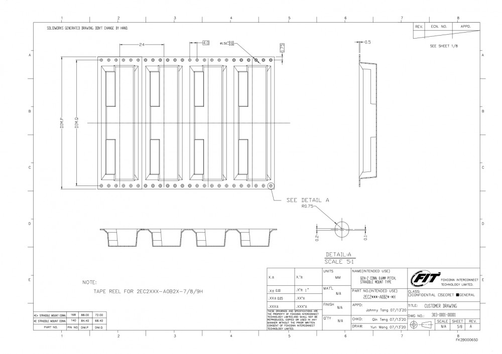 FOXCONN 2EC2843-A0B23-1H drawing page 5