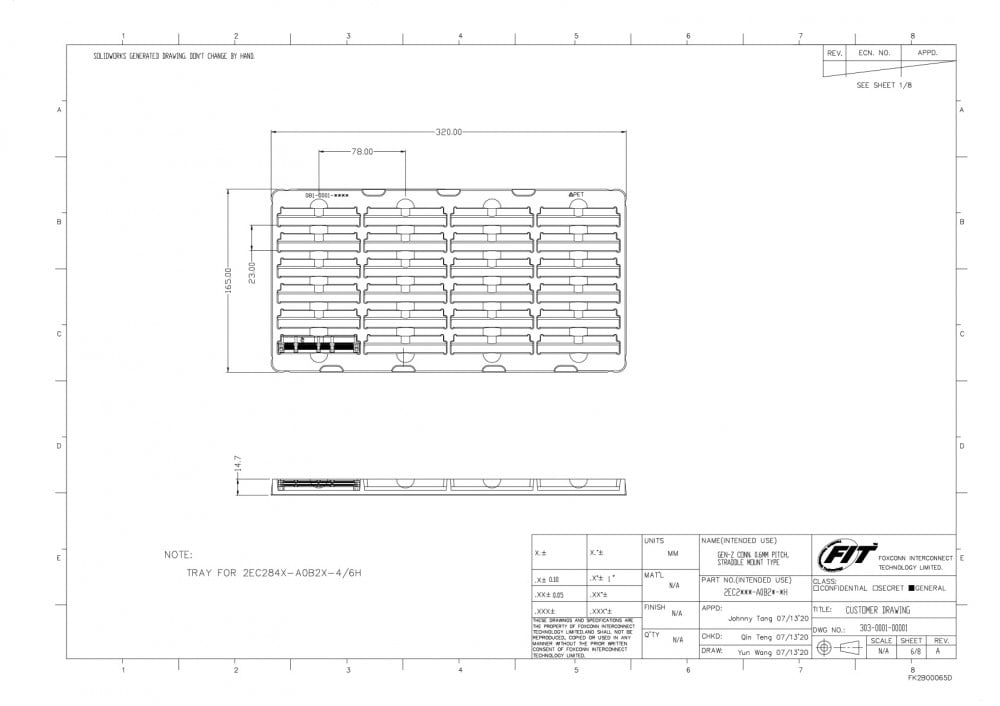 FOXCONN 2EC2843-A0B23-1H drawing page 6