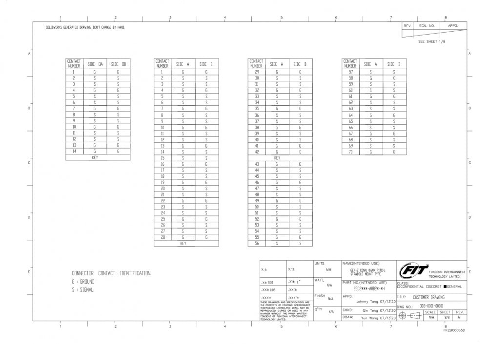 FOXCONN 2EC2843-A0B23-1H drawing page 8