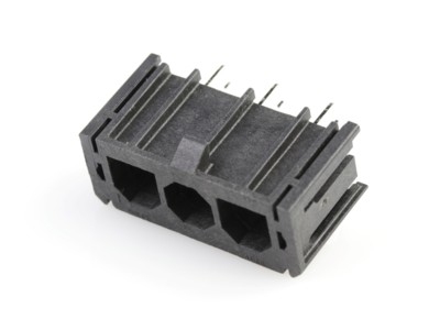 EXTreme PowerMass 6.38mm Pitch, Signal, 160 Amps (4 Blades at 40 Amps per Blade), Vertical Receptacle, Lead-Free