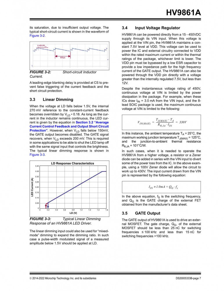 HV9861A datasheet page 7