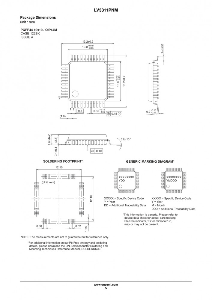 LV3311PNM datasheet page 6