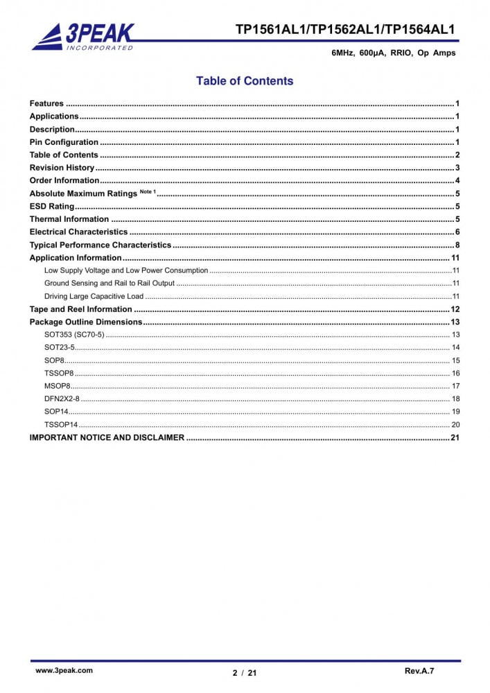 TP1561AUL1-CR datasheet page 2