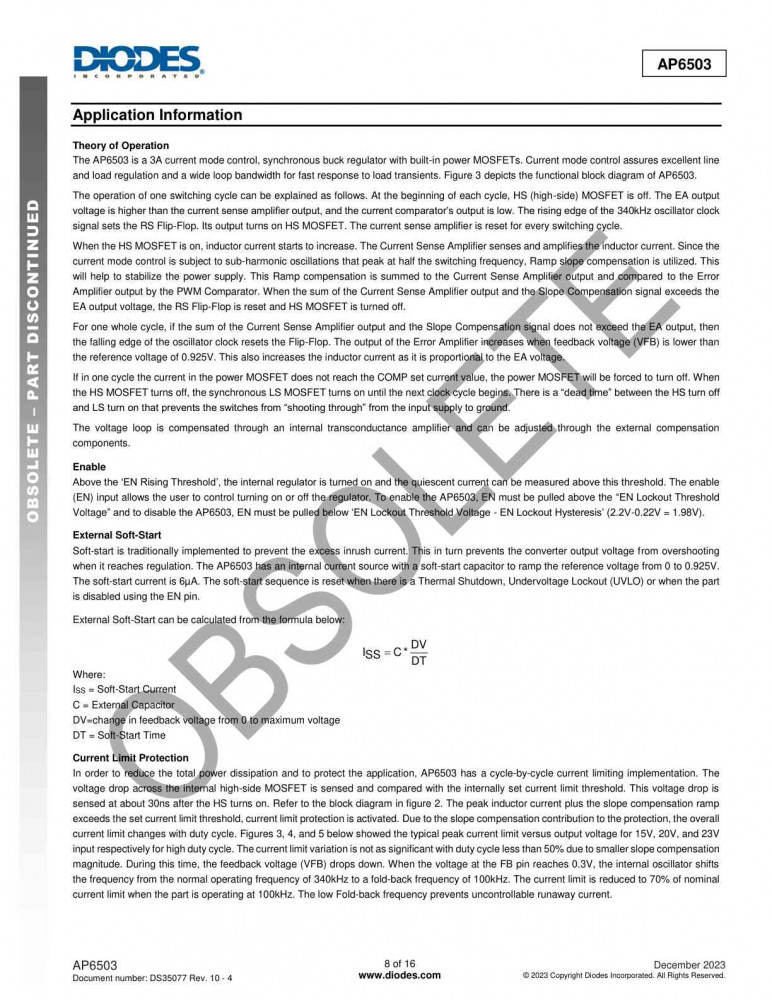 AP6503SP-13 datasheet page 8