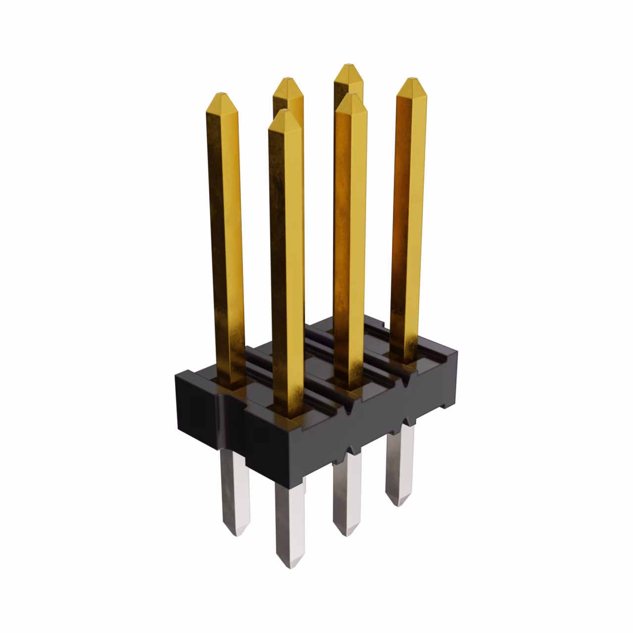 Milli-Grid Header, Vertical, Surface Mount, 20 Circuits, 0.38µm Gold (Au) Plating, Mating Pin Length 3.80mm, with Cap, Tube, Lead-Free
