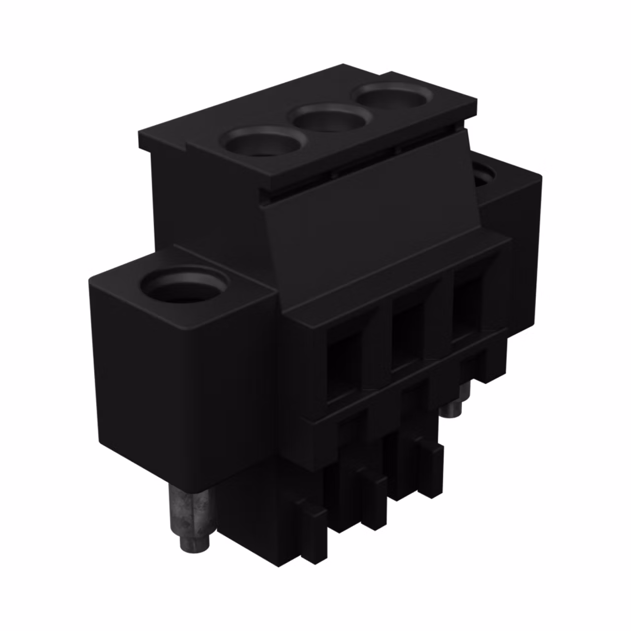 3.81mm Pitch Eurostyle Vertical Plug, with Retention Screws, Front Wire Entry, 3 Circuits for sale