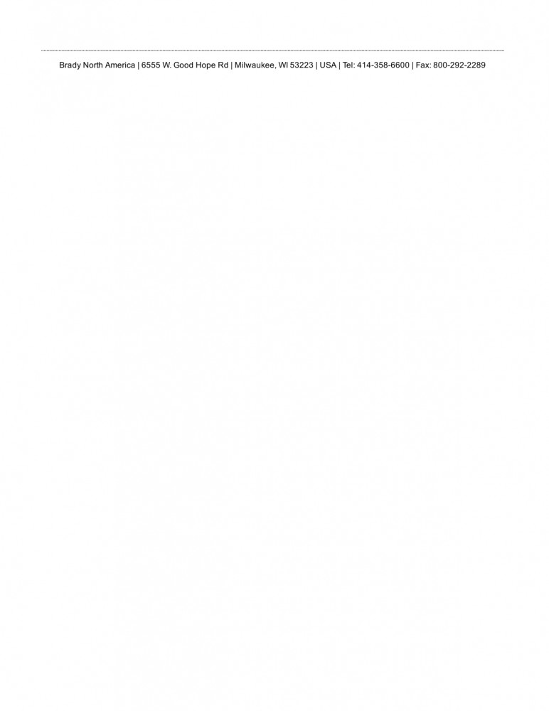 Brady B-401 technical document page 3