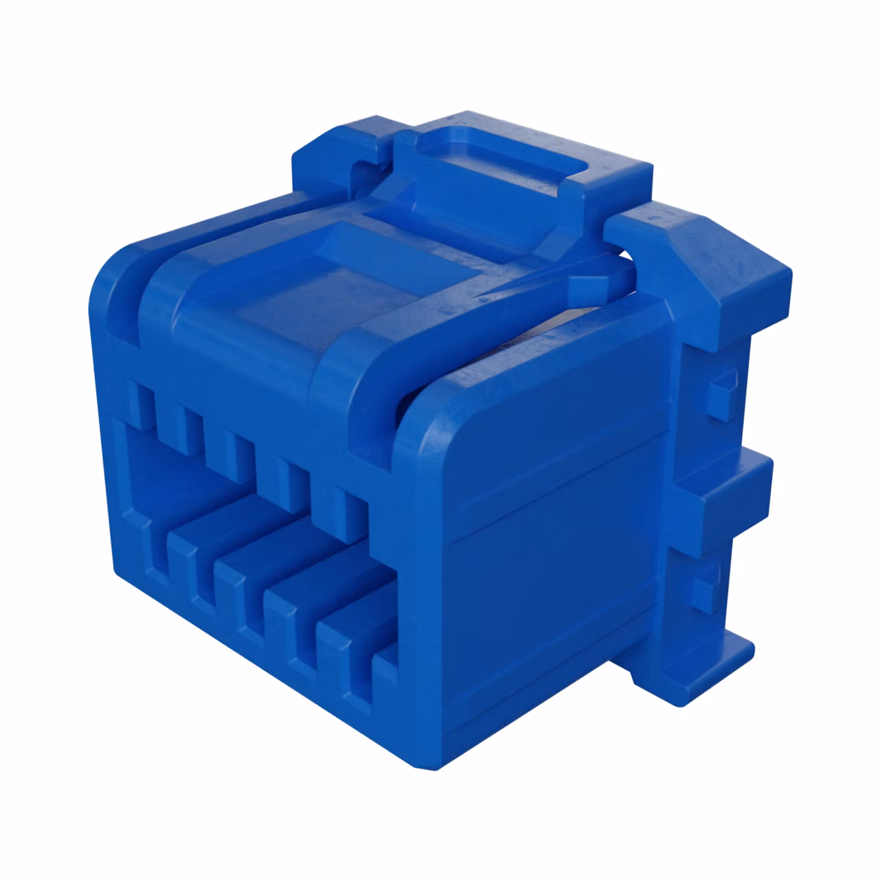 Micro-Lock Plus TPA Type Receptacle Housing, 1.25mm Pitch, Dual Row, Positive Lock, 10 Circuits, Blue for sale