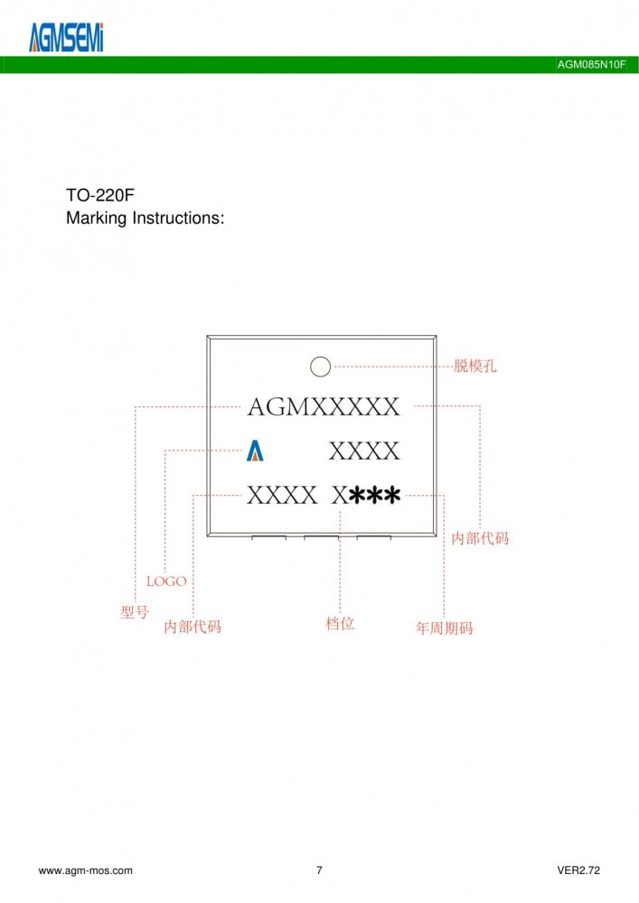 AGM085N10F datasheet page 7