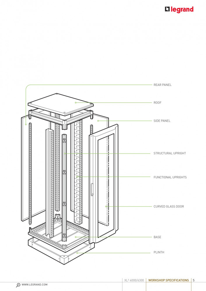 Legrand XL³ enclosure document page 7