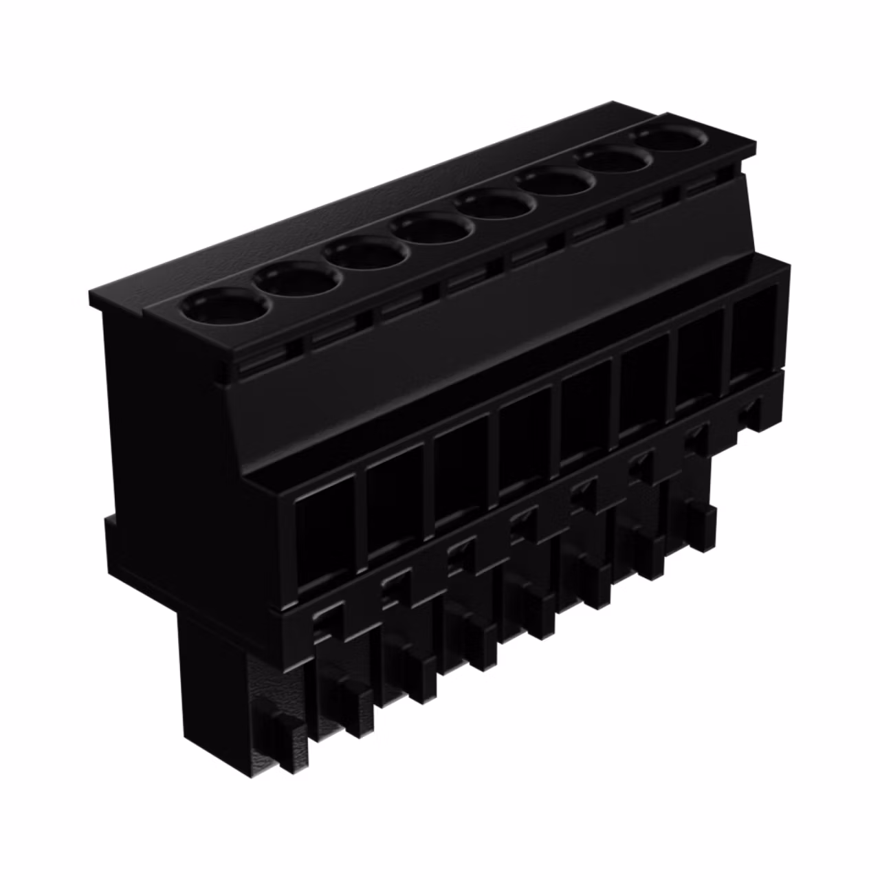 3.50mm Pitch Eurostyle Vertical Plug, Front Wire Entry, 8 Circuits for sale