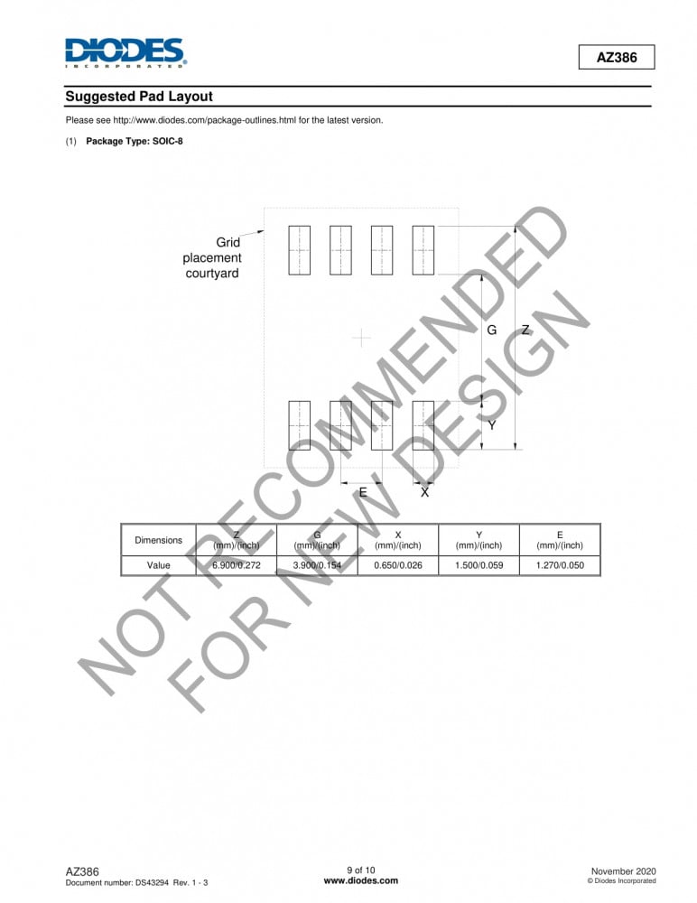AZ386 datasheet page 9