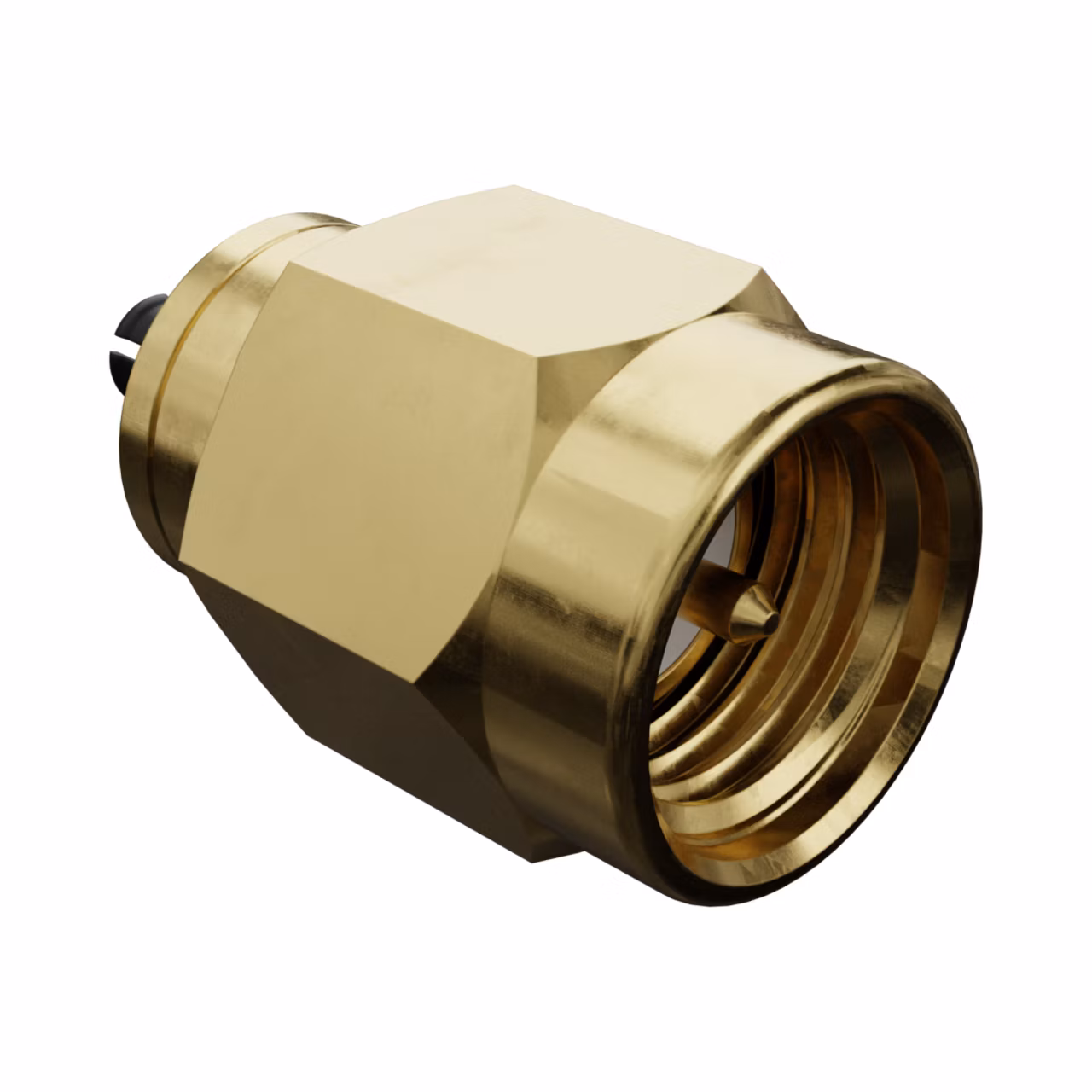 SSMCX Plug-to-SMA Plug, Between-Series Adapter, Tray, 50 Ohms for sale