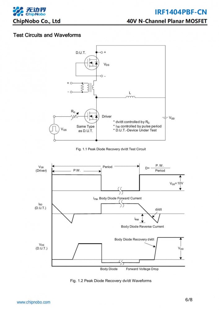 IRF1404PBF-CN datasheet page 6