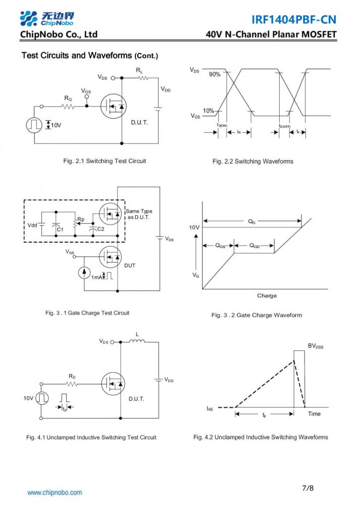 IRF1404PBF-CN datasheet page 7