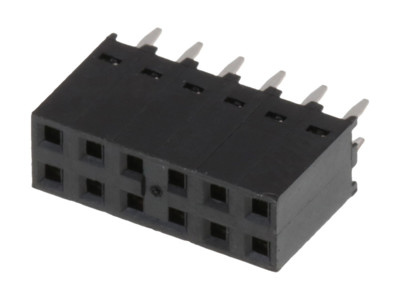 C-Grid III PCB Receptacle, 2.54mm Pitch, Dual Row, Vertical, 34 Circuits, Tin (Sn) Plating, Straight PCB Pins