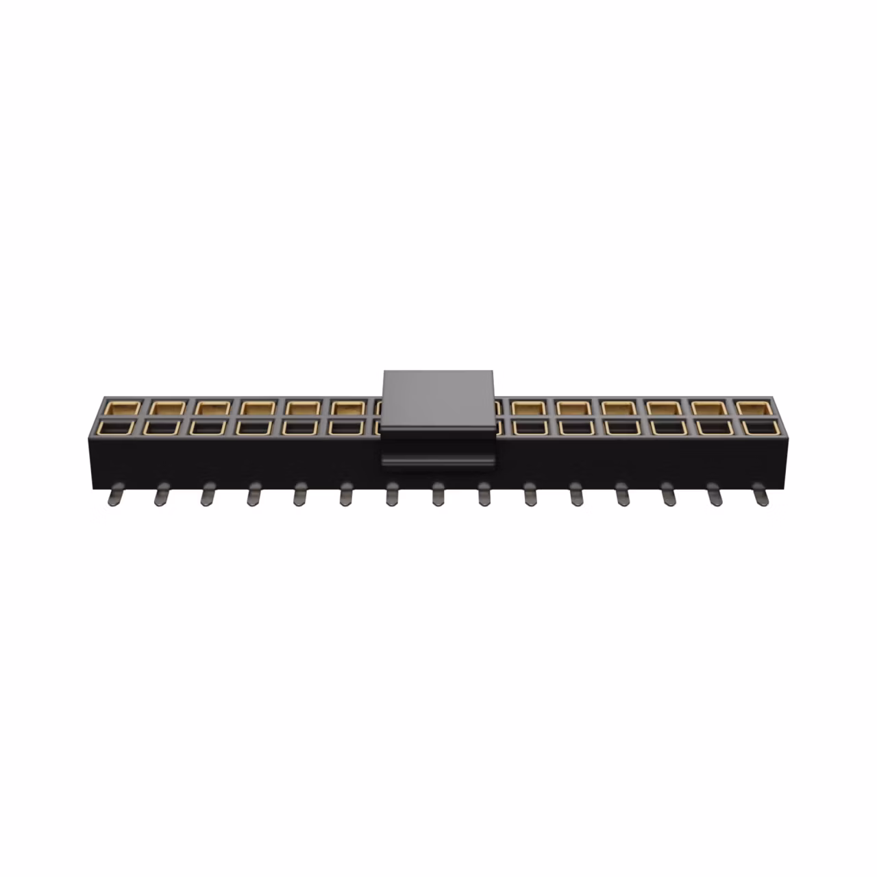 2.00mm Pitch Milli-Grid Receptacle, Surface Mount, Bottom Entry, 0.38µm Gold (Au) Plating, 30 Circuits, with Pick-and-Place Cap, Tube, Lead-Free for sale