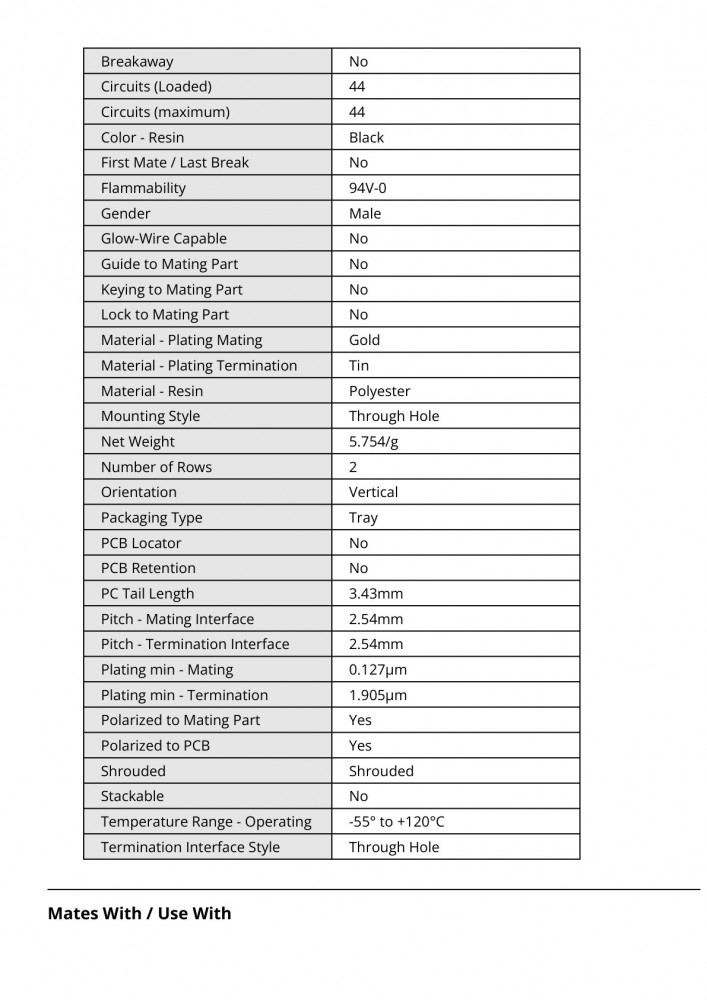 MOLEX 878344419 technical document page 3