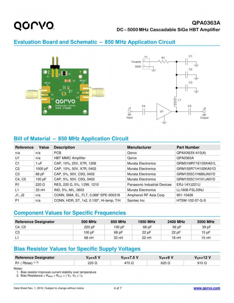 QPA0363A datasheet page 4