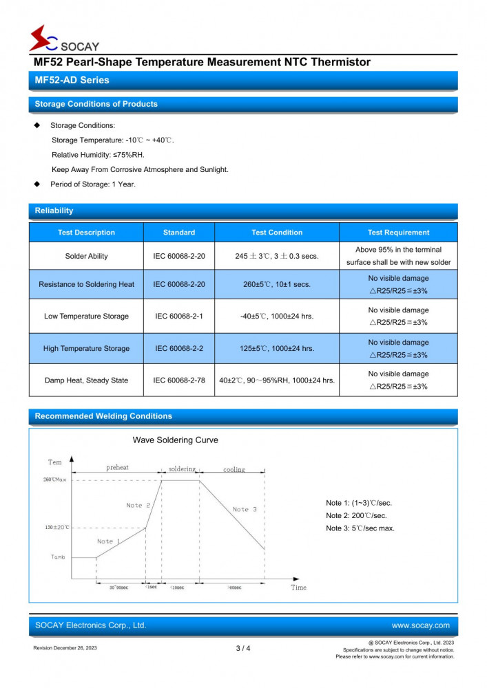 MF52-AD technical document page 3