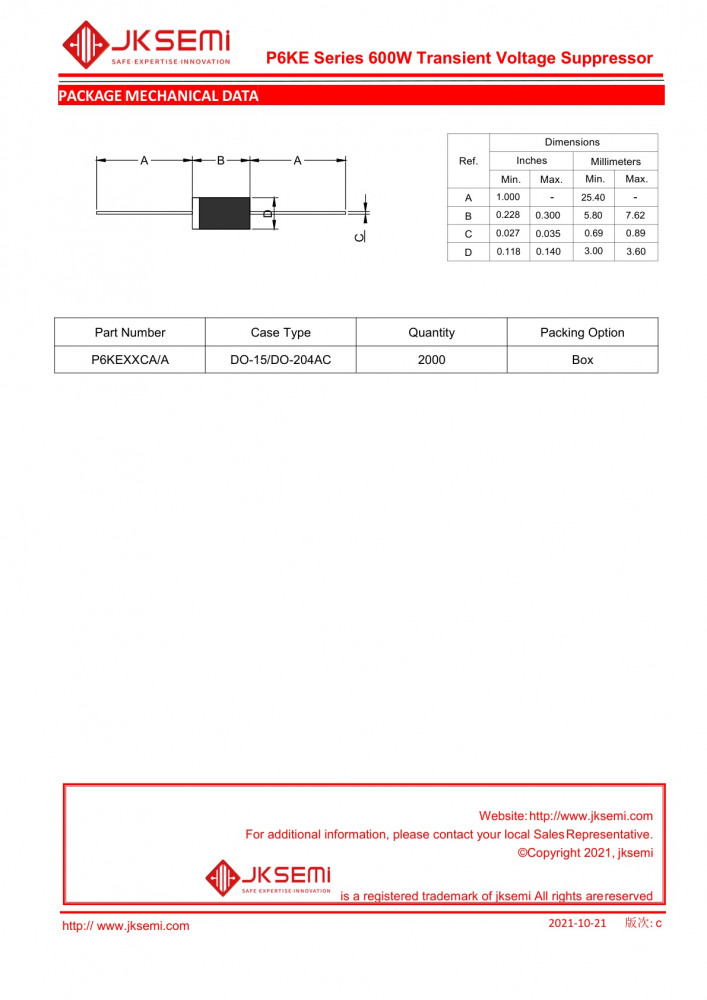 P6KE440CA datasheet page 5