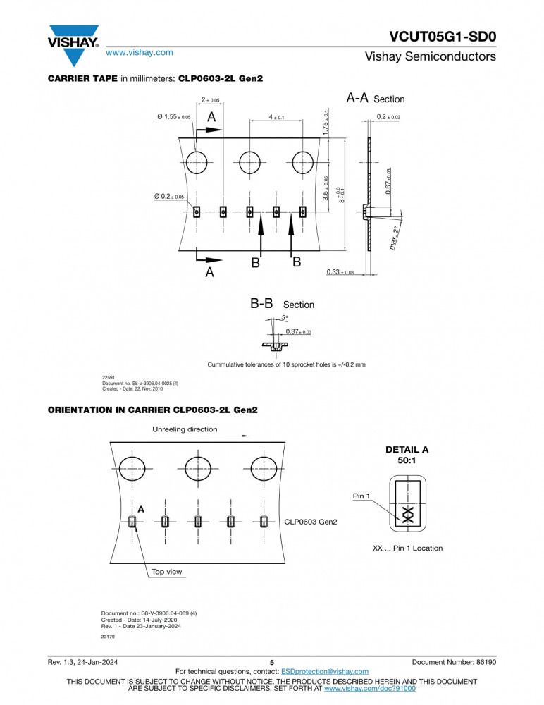 VCUT05G1-SD0 datasheet page 5