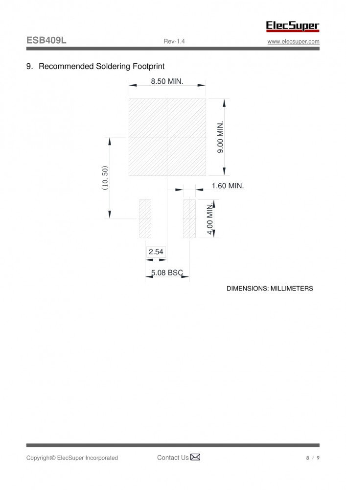 ESB409L datasheet page 8