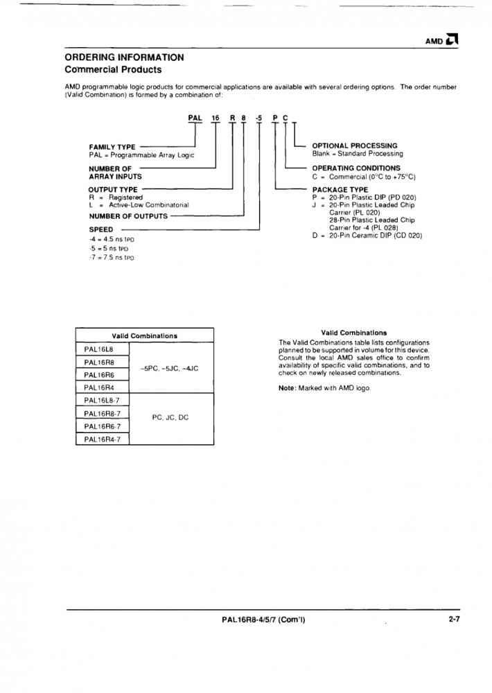 PAL16R8-5JC-RE datasheet page 6