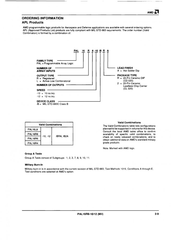 PAL16R8-5JC-RE datasheet page 8