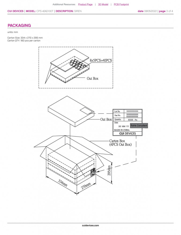 CPS-4242-100T product documentation page 3