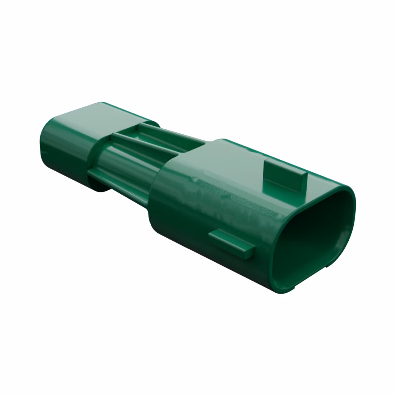 Squba Sealed Receptacle Assembly, 1.80mm Pitch, Single Row, 8 Circuits, Green